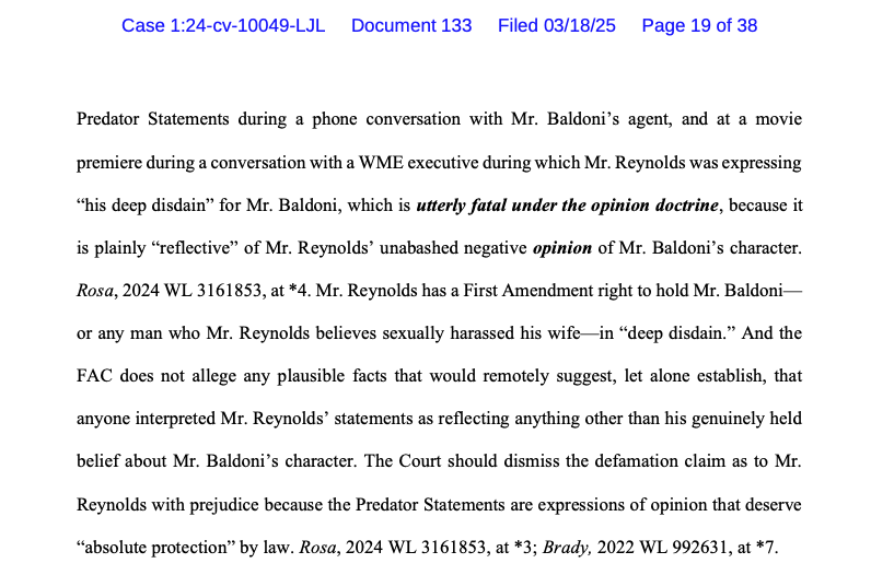 Ryan Reynolds’ Defamation Defense: Can a Belief Be Libelous ...